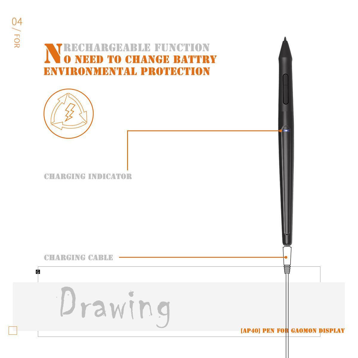 GAOMON Artpaint AP40 for PD1560 Pen Display