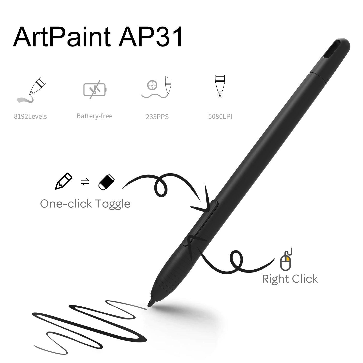 GAOMON Artpaint AP31 for M10K 2018 Tablet