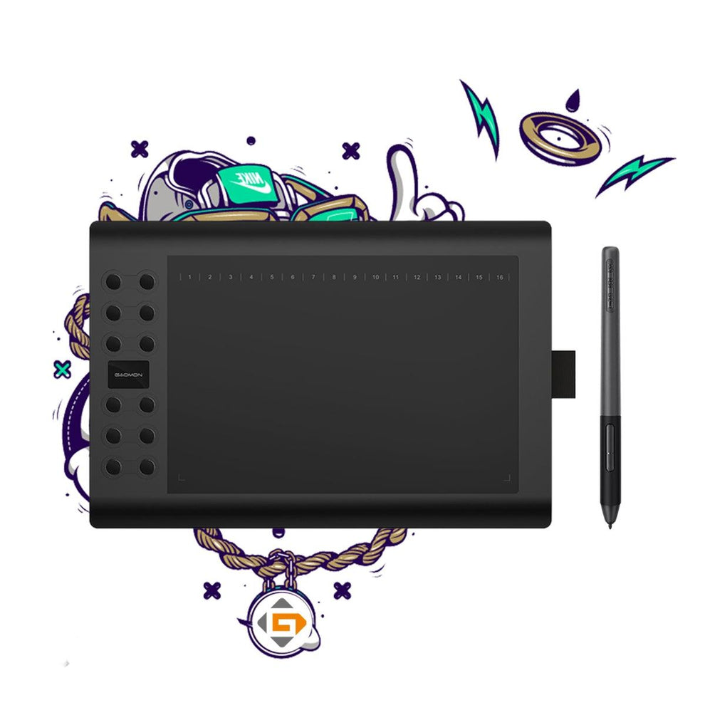 GAOMON M106K Pro 10x6.25 inches Professional Graphics Drawing Tablet